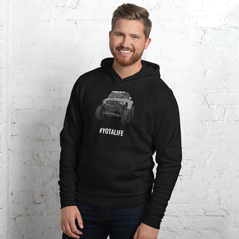 1st Gen Tacoma Crawler - Pewter hoodie – Yota Life Co